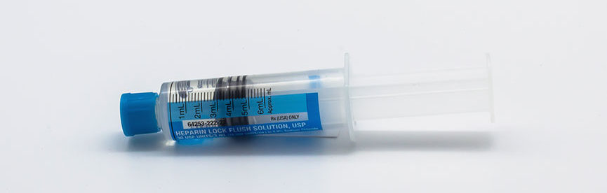 Heparin Lock Flush Syringe, 10 Units/ml - Medefil