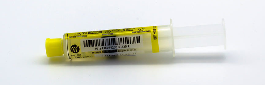 Heparin Lock Flush Syringe, 100 Units/ml - Medefil
