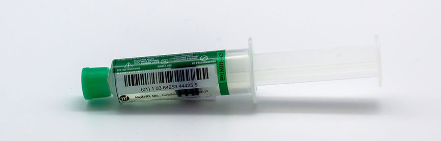 Heparin Lock Flush Syringe, 1 Unit/ml - Medefil